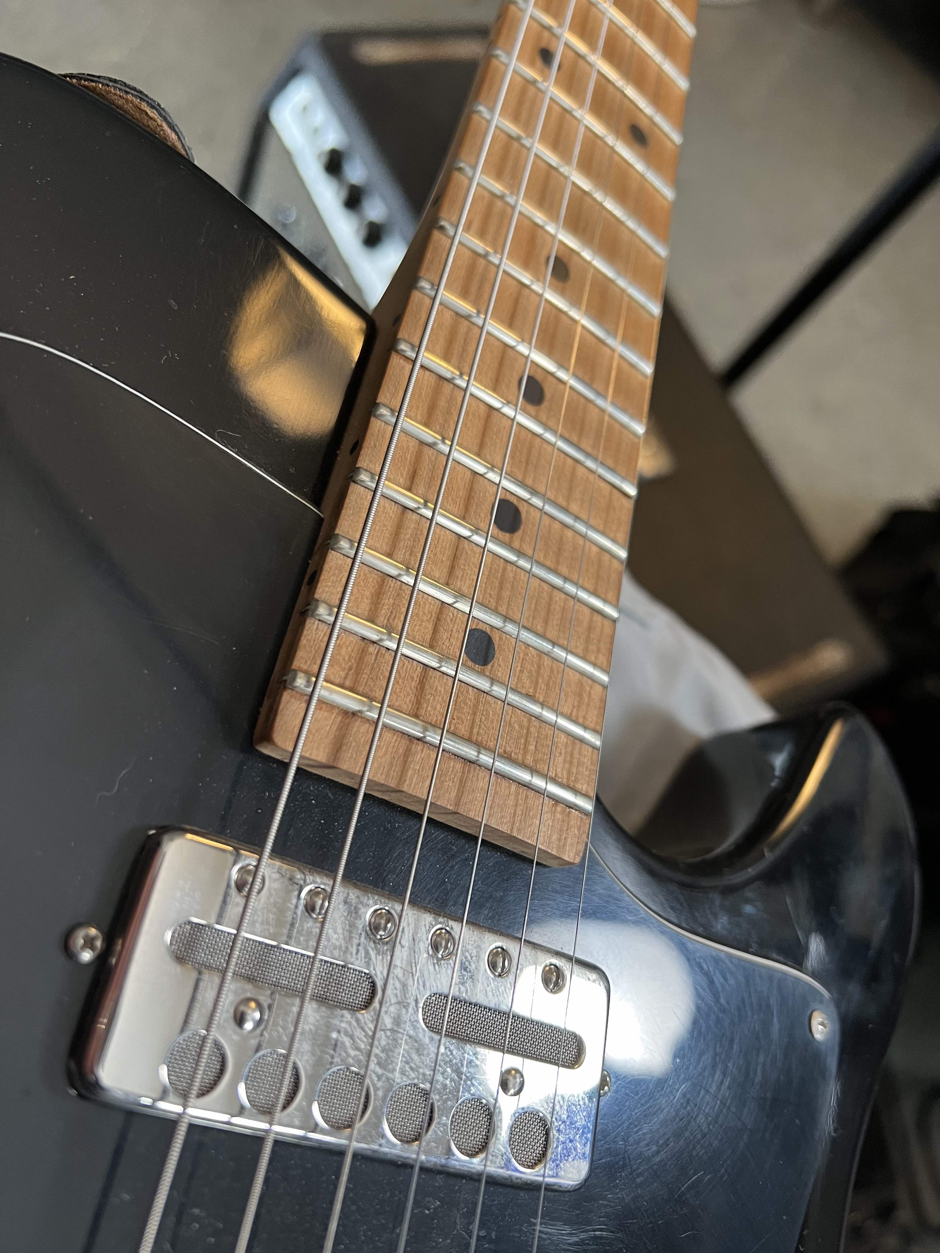 Burnt maple fretboard and black dots... dumb? | Mark Wein Guitar Lessons